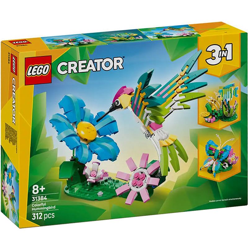 LEGO Creator Dzikie zwierzęta: kolorowy koliber 3w1 31384