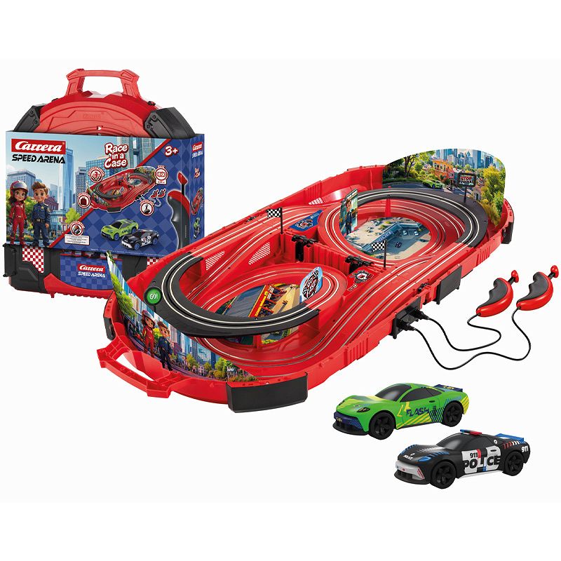 Carrera Speed Arena - Race in a case - Police Chase 16001